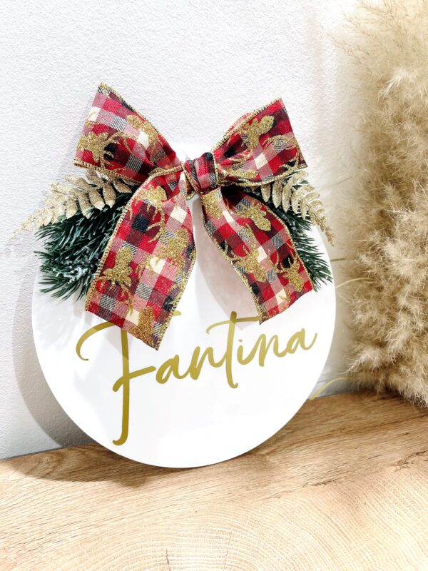 Personalizirani božićni ukras za vrata - MS Store