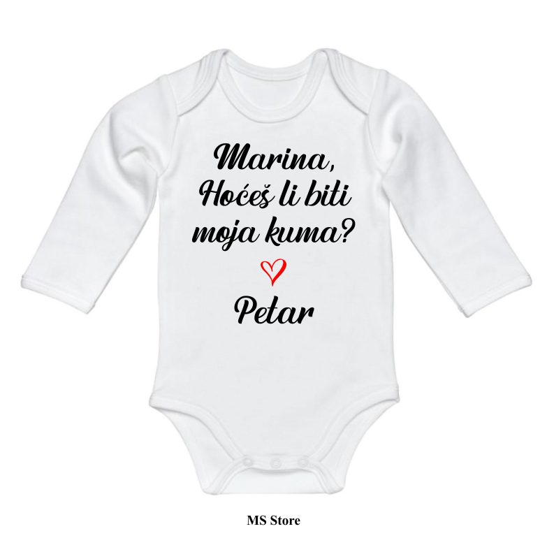 Personalizirani bodi - Hoćeš li biti moja kuma? - MS Store