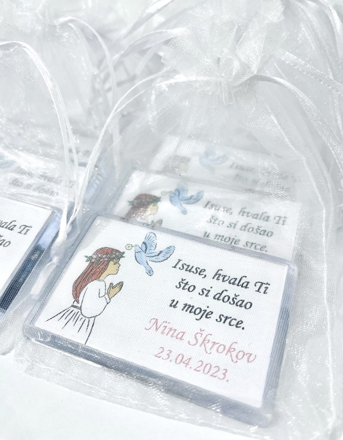 Magneti - zahvalnice za prvu pričest - Dizajn 6 - MS Store