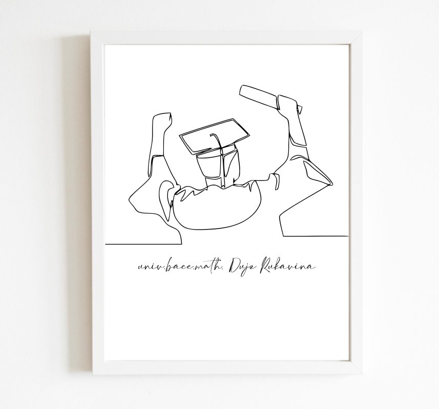 Personalizirani poster - Diploma (dečko) - MS Store